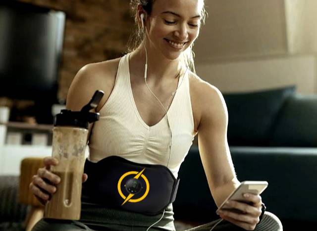 Slimdoo: Electrostimulateur abdominal pour un ventre plus plat et plus ...